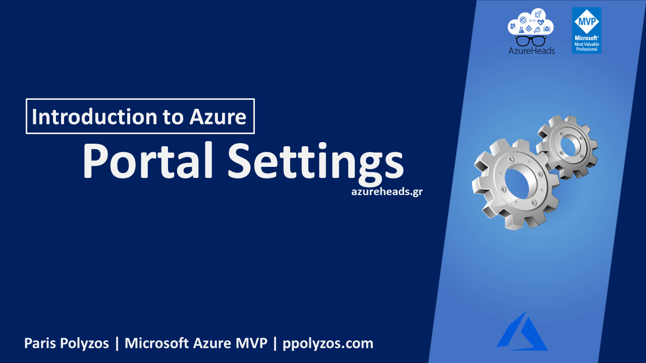 Azure Portal Settings – AzureHeads